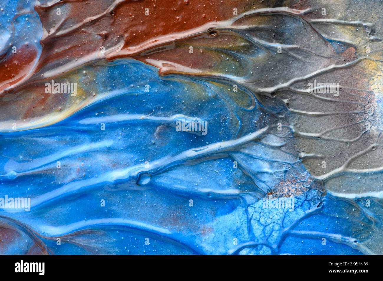 Abstract art background. Hand drawn gouache painting. Color texture ...