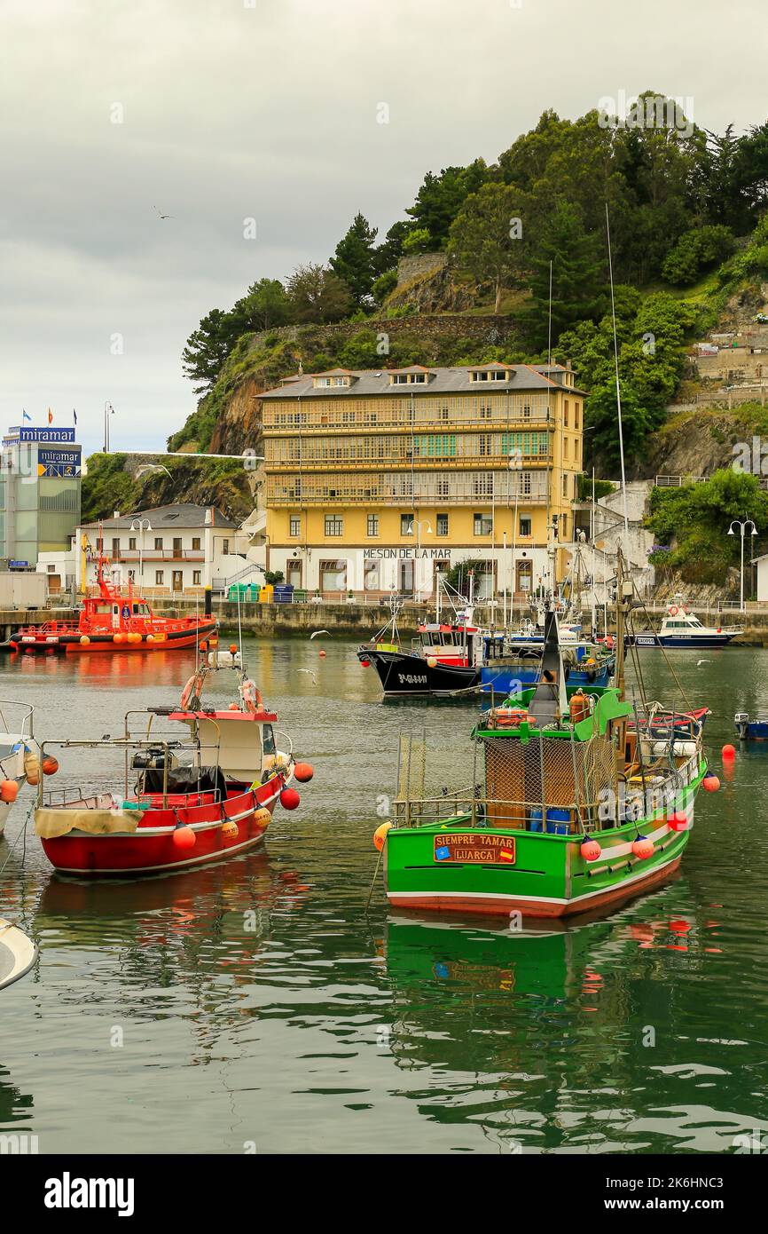 Luarca, fishing and pleasure port, Asturias, Spain Stock Photo - Alamy
