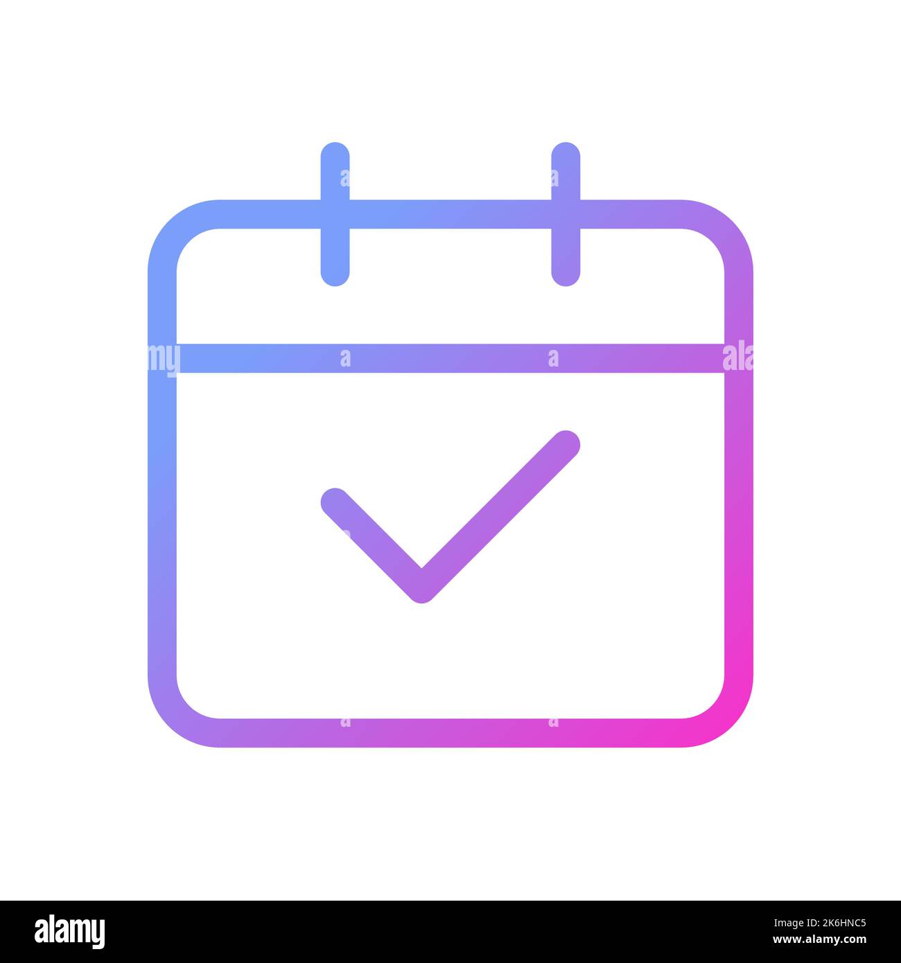 Calendar pixel perfect gradient linear ui icon Stock Vector Image & Art ...