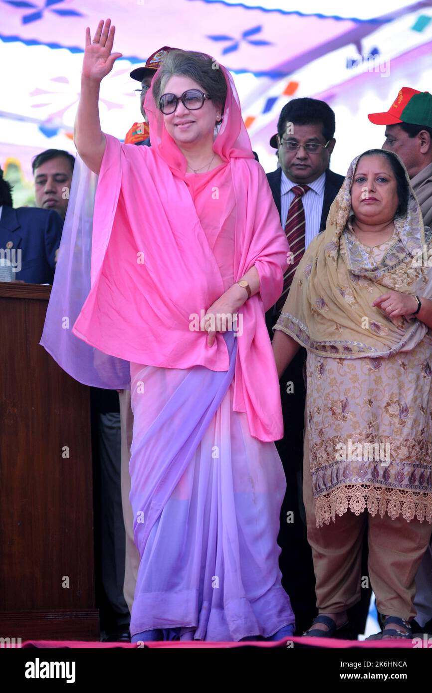 Dhaka, Bangladesh - December 19, 2012: Former Prime Minister and BNP ...