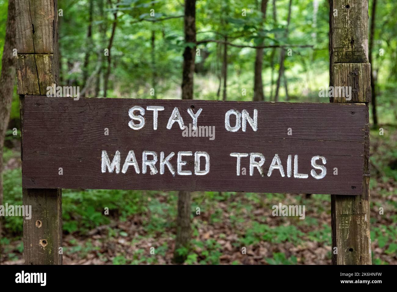 Signage at state park in alabama Stock Photo - Alamy
