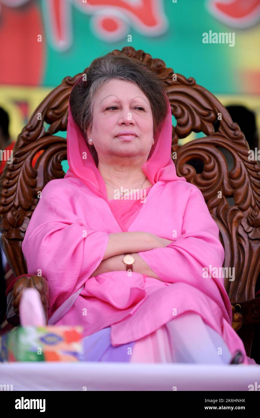 Dhaka, Bangladesh - December 19, 2012: Former Prime Minister and BNP ...