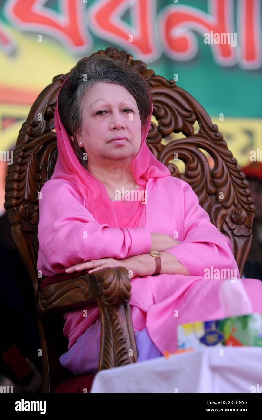 Dhaka, Bangladesh - December 19, 2012: Former Prime Minister and BNP ...