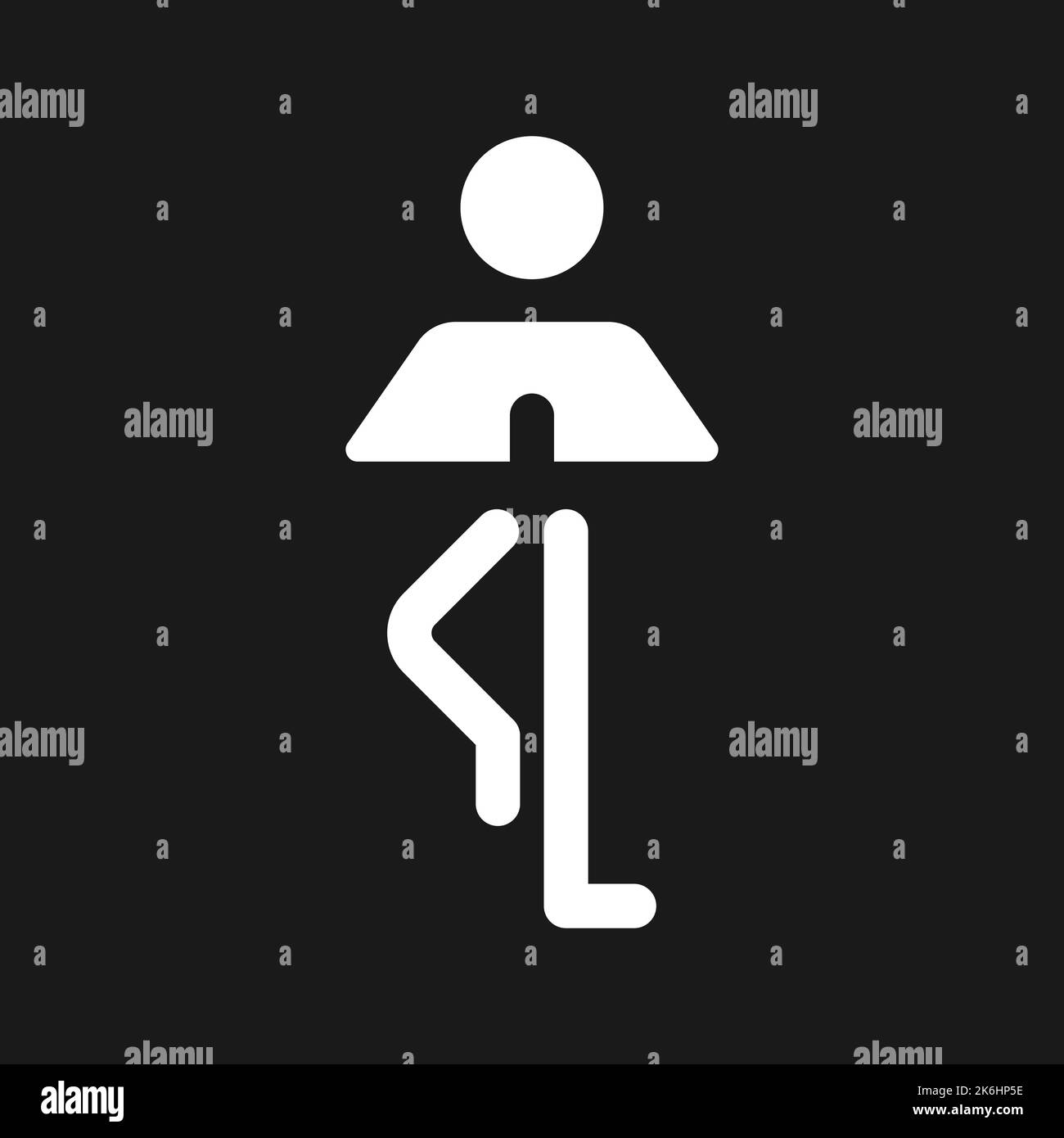 Tree Pose Stick Figure