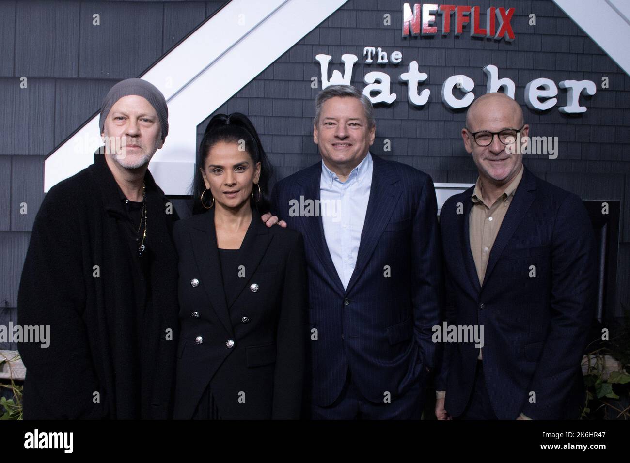 New York, NY, USA. 12th Oct, 2022. (L-R) Ryan Murphy, Bela Bajaria, Ted ...