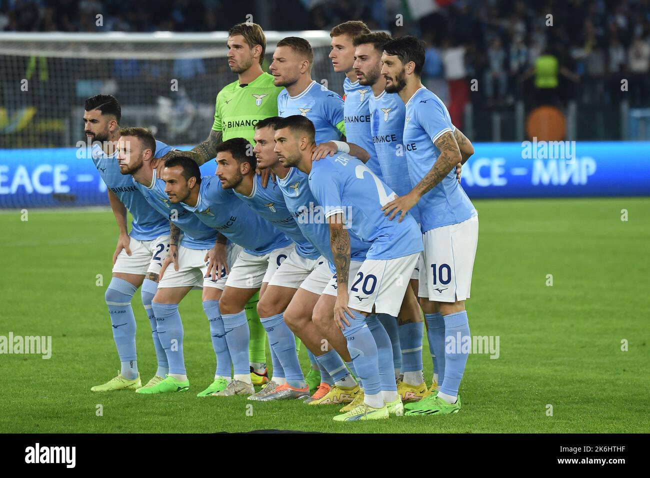 13rd October 2022; Stadio Olimpico, Rome, Italy: Uefa Europa League, SS ...
