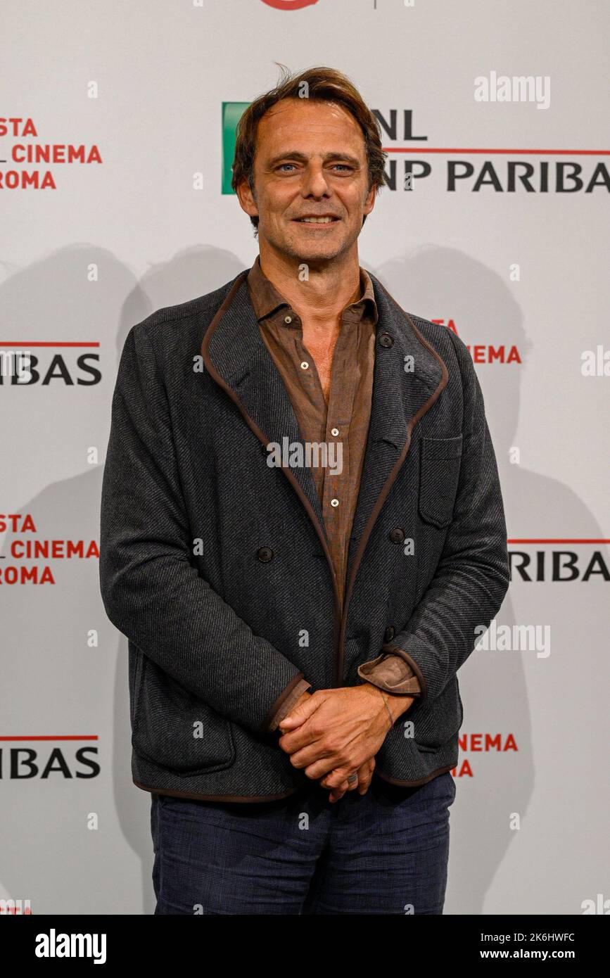 ROME, ITALY - OCTOBER 14: Alessandro Preziosi attends the photocall for ...