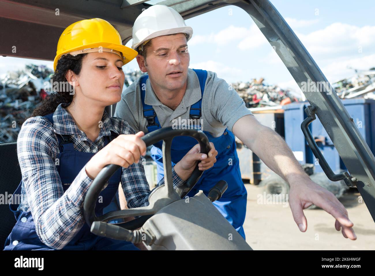 Female shipyard workers hi-res stock photography and images - Alamy