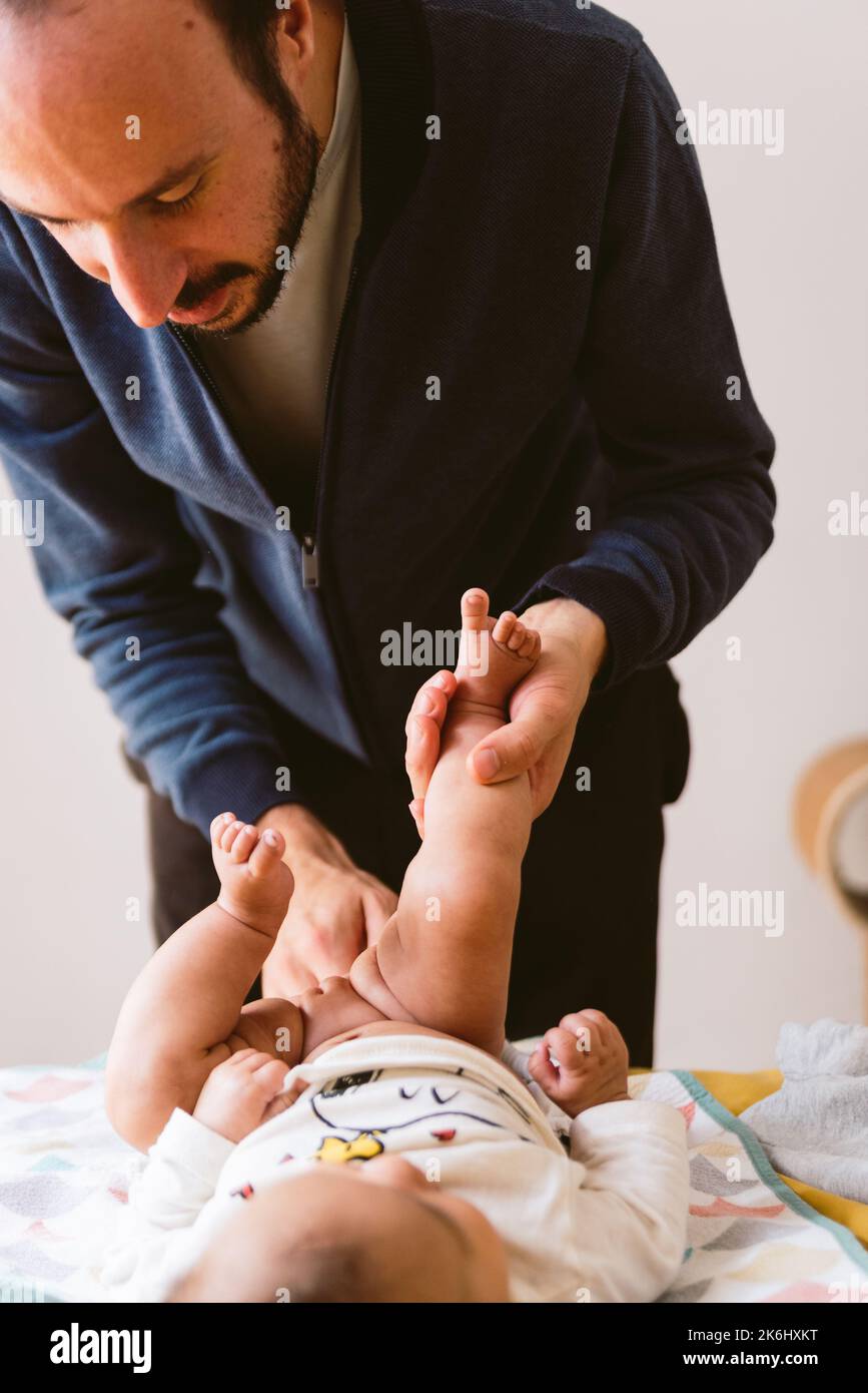 Changing diaper hi-res stock photography and images - Alamy