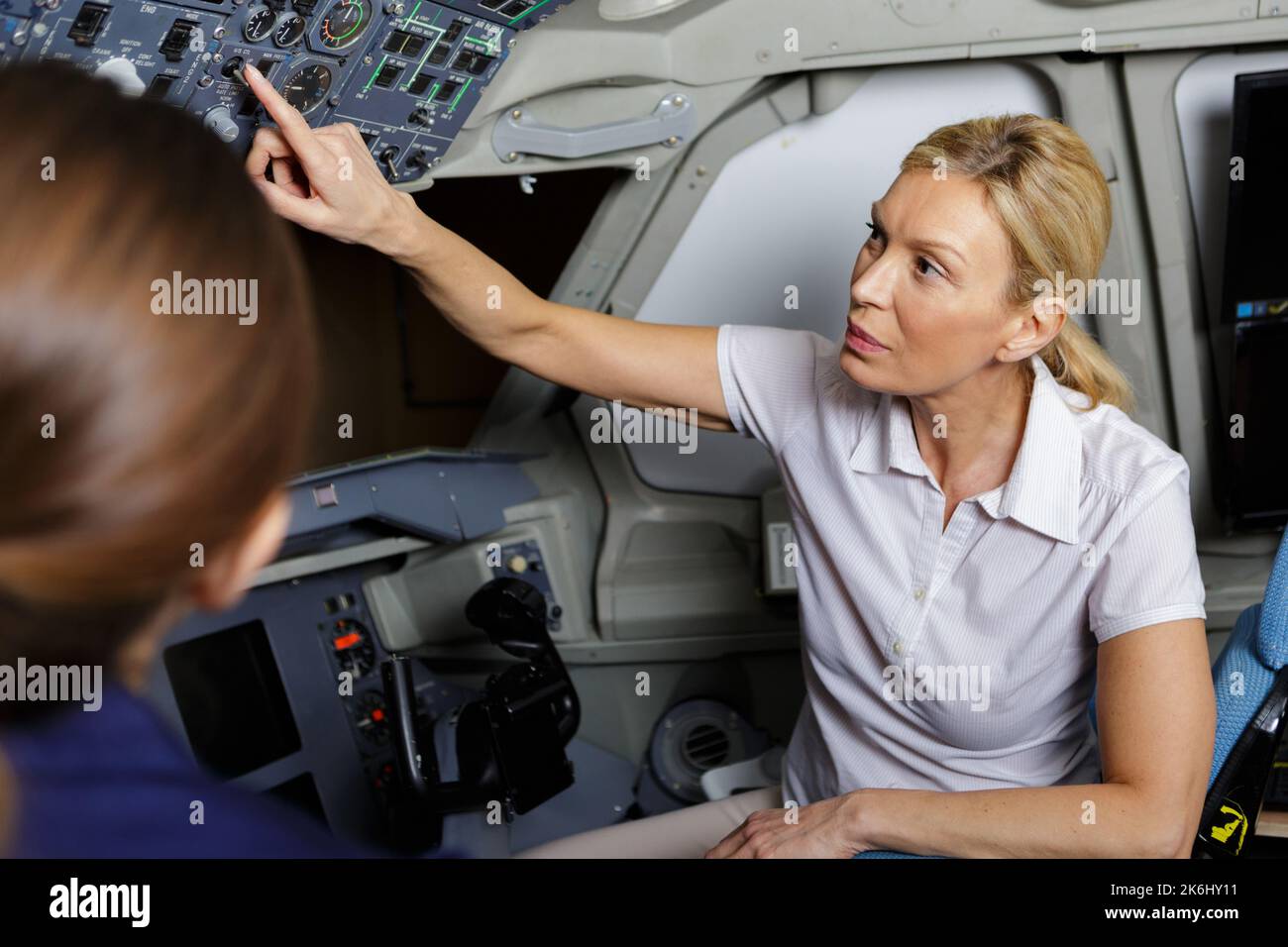 young female pilot ready for takeoff Stock Photo - Alamy young female pilot ready for takeoff Stock Photo - Alamy