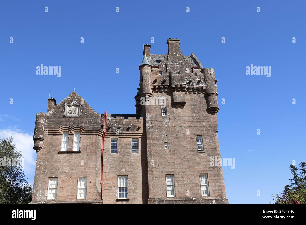 Brodick Castle on the Isle of Arran,West coast of Scotland, UK Stock ...