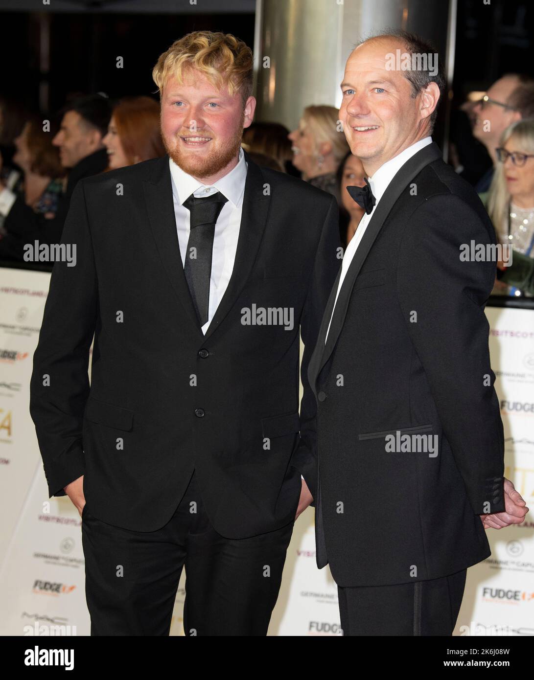 Kaleb Cooper and Charlie Ireland attend the National Television Awards ...