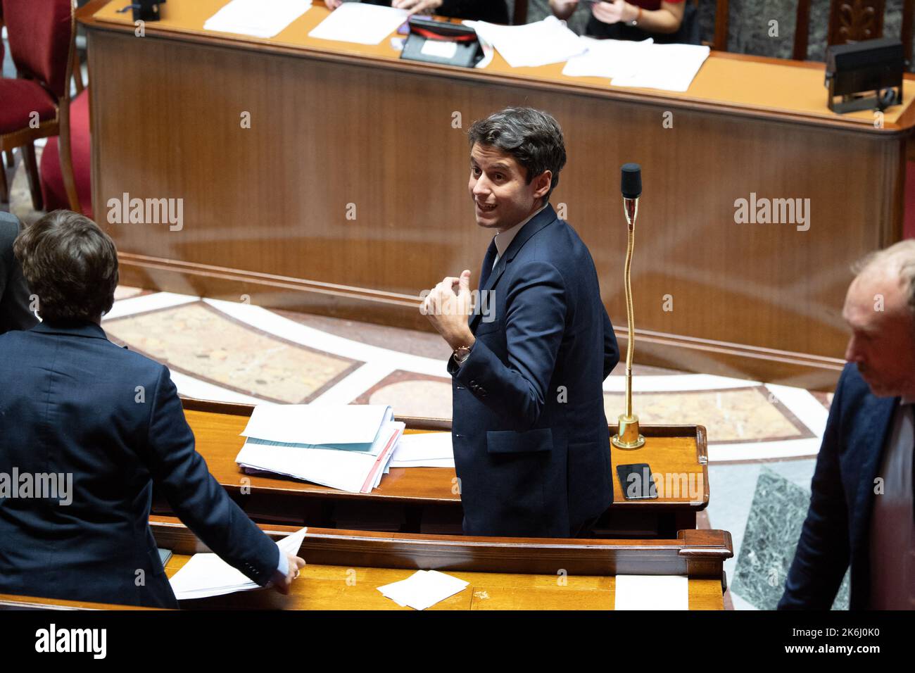 Paris, France, October 14, 2022. French Minister Delegate for Public ...