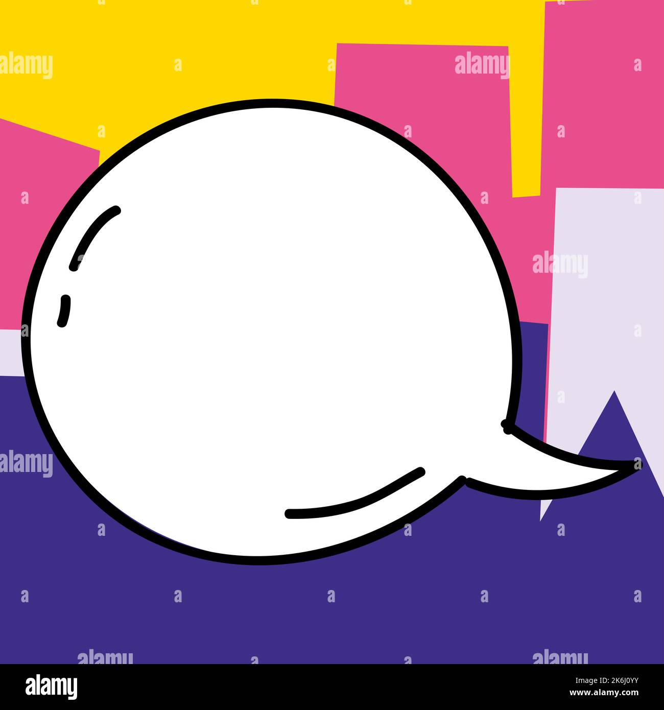 Comics Design Frames. Beautiful Photo Frame Set With Boom Bubbles For ...