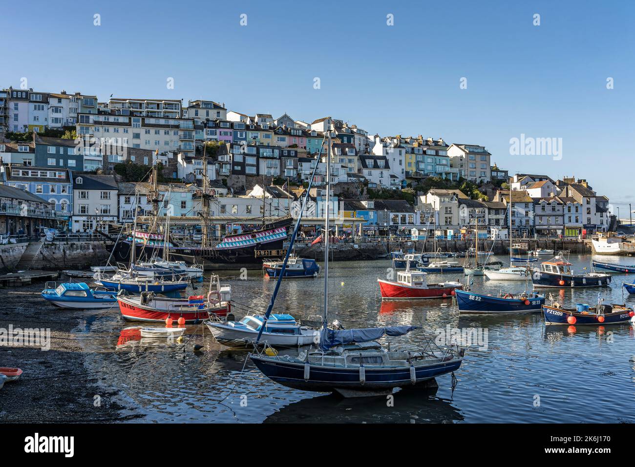 Brixham Harbour, Devon Stock Photo - Alamy