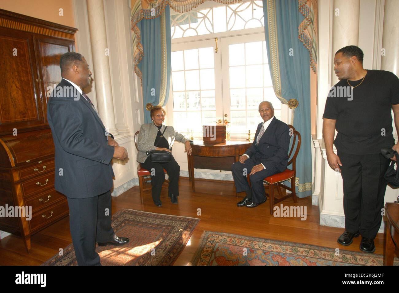 Retirement ceremony for Helen Ellis and Lee Young, members of Deputy ...