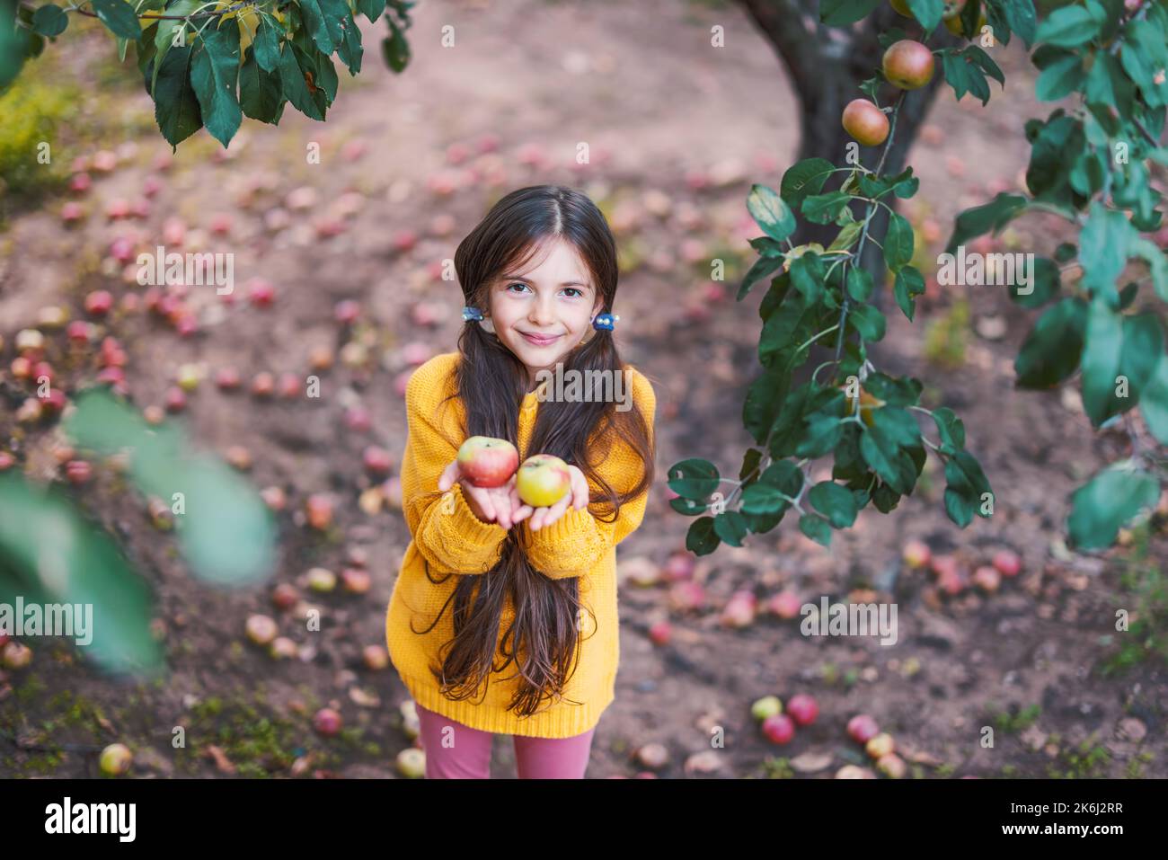 Child pick up food ground hi-res stock photography and images - Alamy