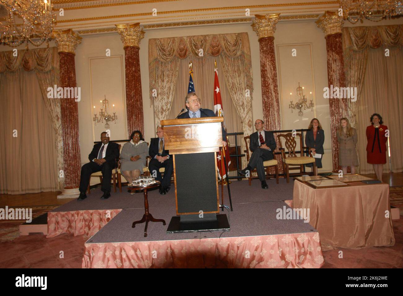 Retirement ceremony for Helen Ellis and Lee Young, members of Deputy ...