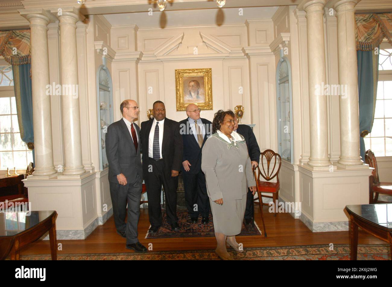 Retirement ceremony for Helen Ellis and Lee Young, members of Deputy ...