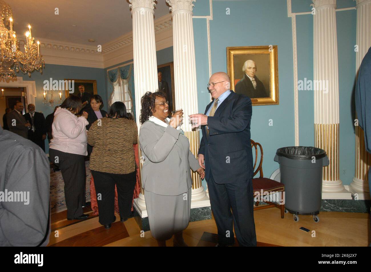 Retirement ceremony for Helen Ellis and Lee Young, members of Deputy ...