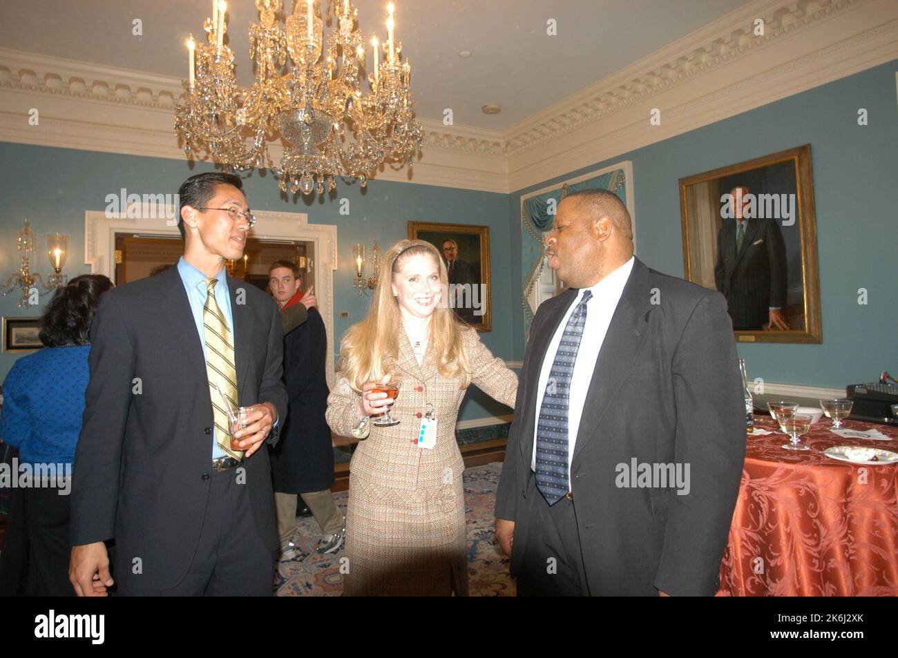 Retirement ceremony for Helen Ellis and Lee Young, members of Deputy ...