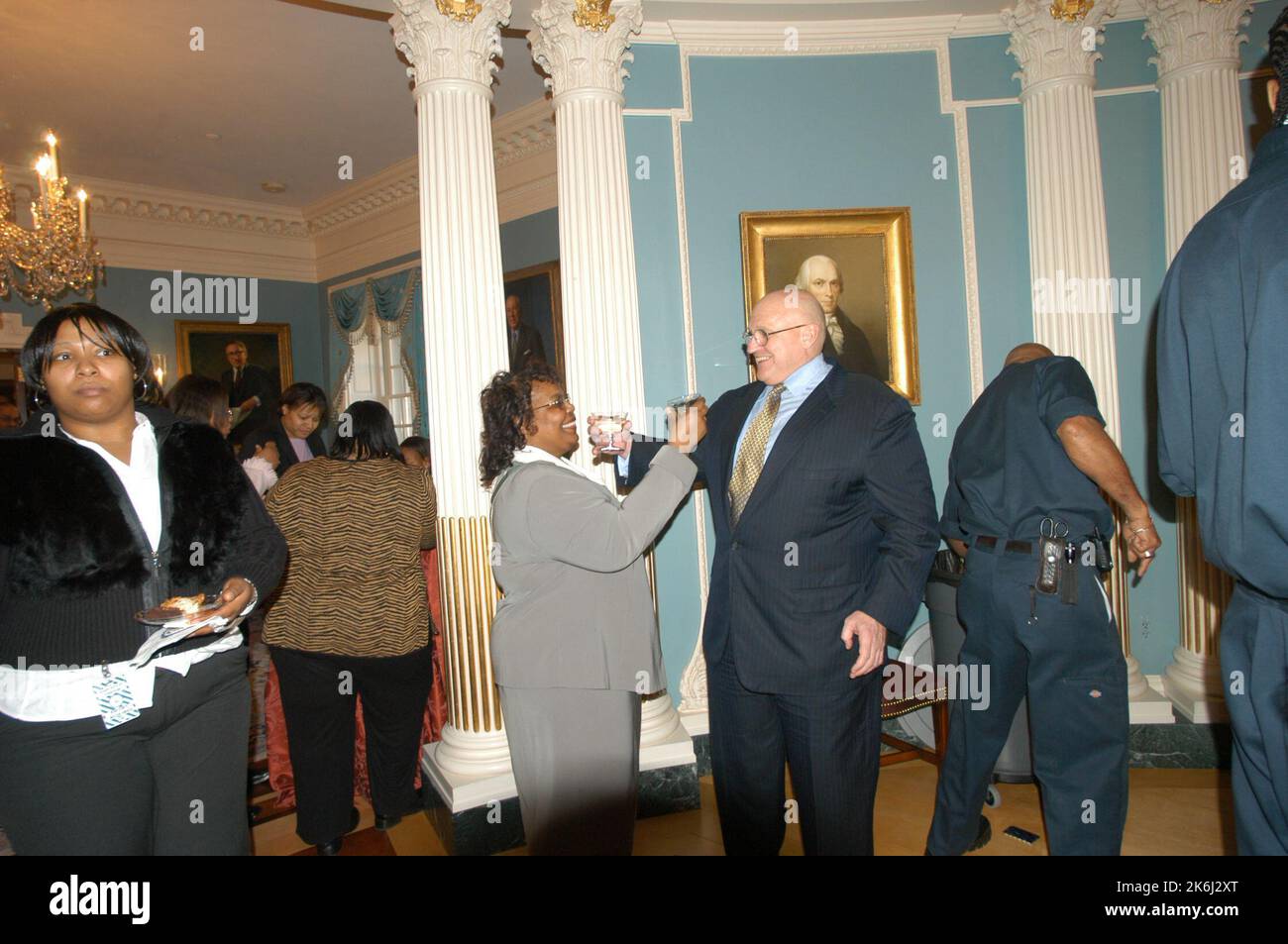 Retirement ceremony for Helen Ellis and Lee Young, members of Deputy ...