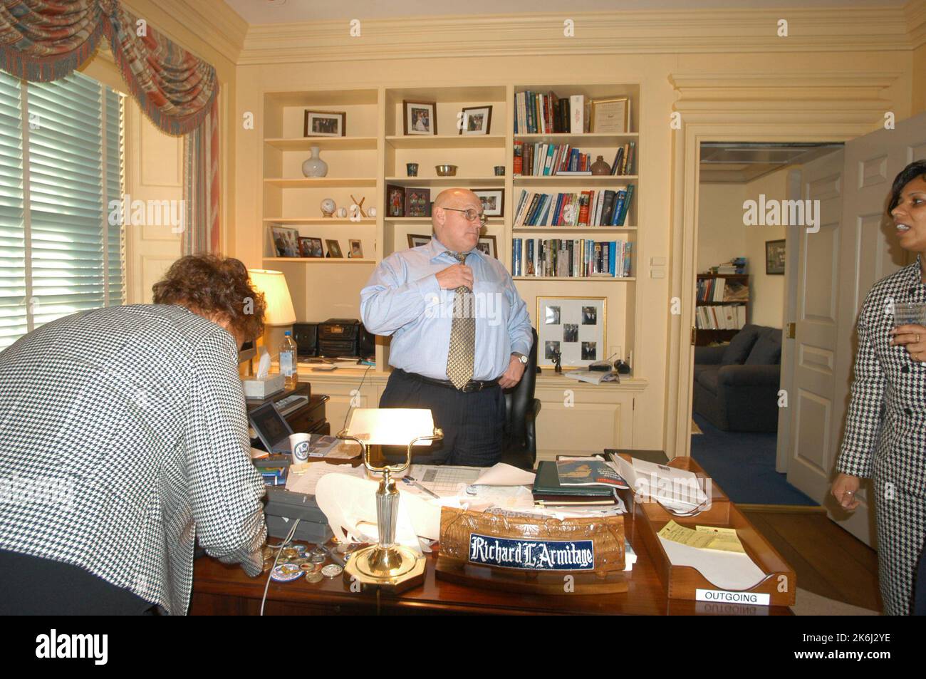 Retirement ceremony for Helen Ellis and Lee Young, members of Deputy ...