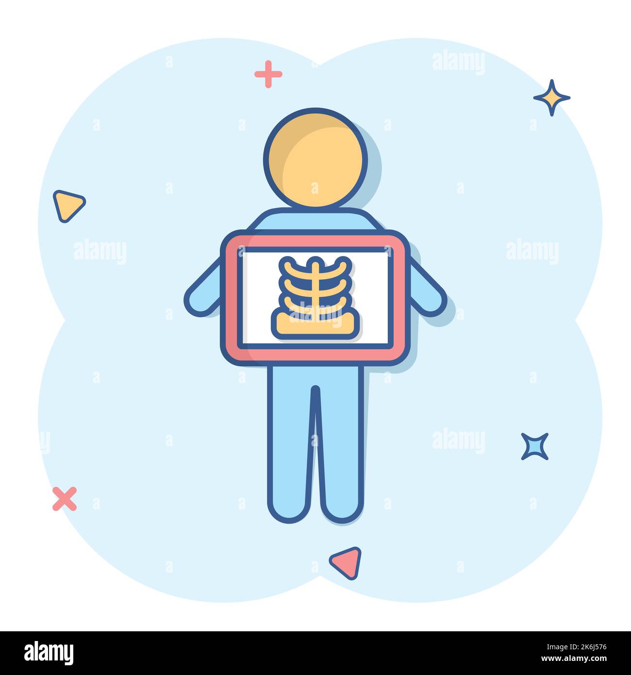 Radiology icon in flat Stock Vector Images - Alamy