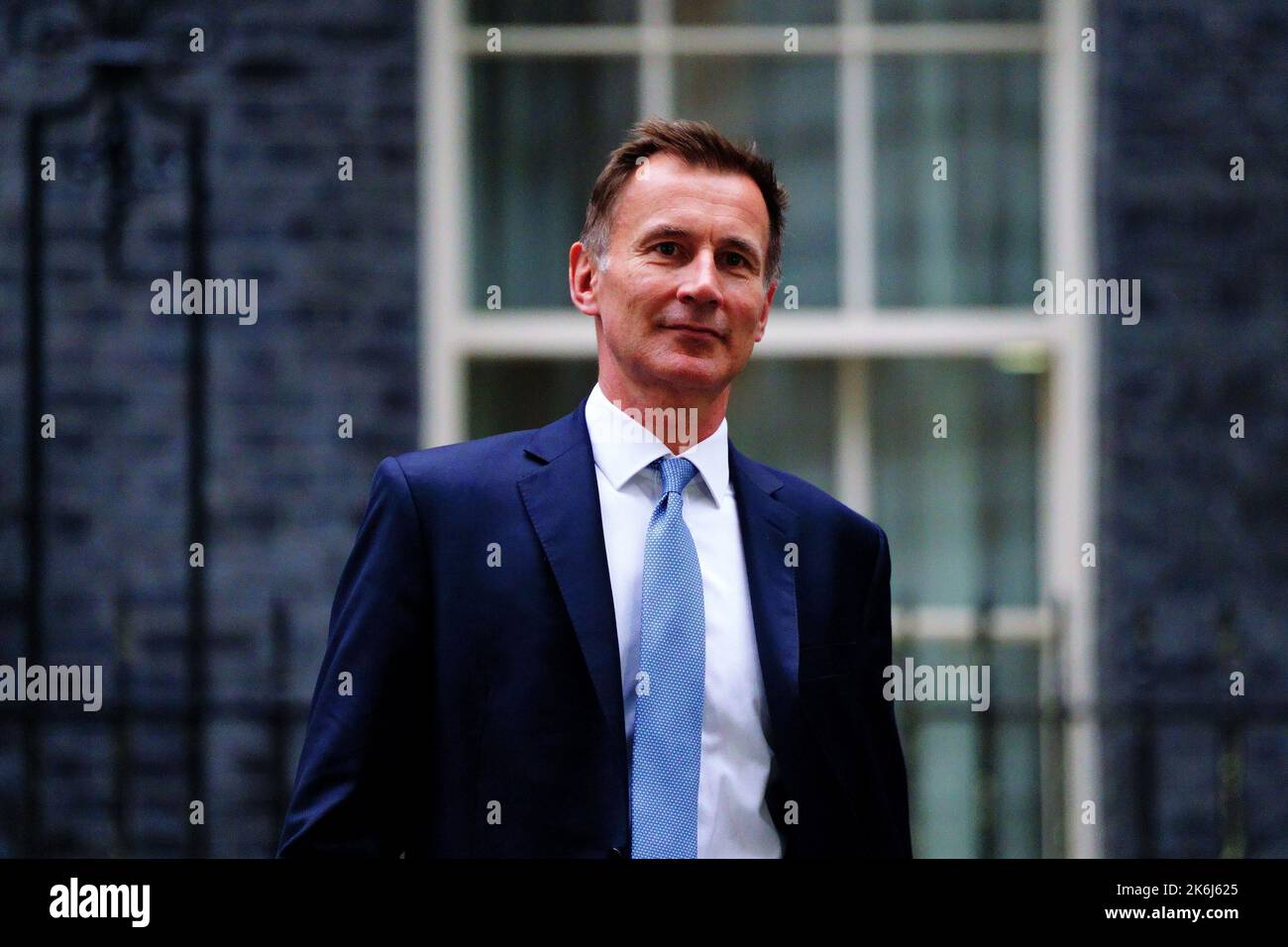 Jeremy Hunt leaves 10 Downing Street in London after he was appointed ...