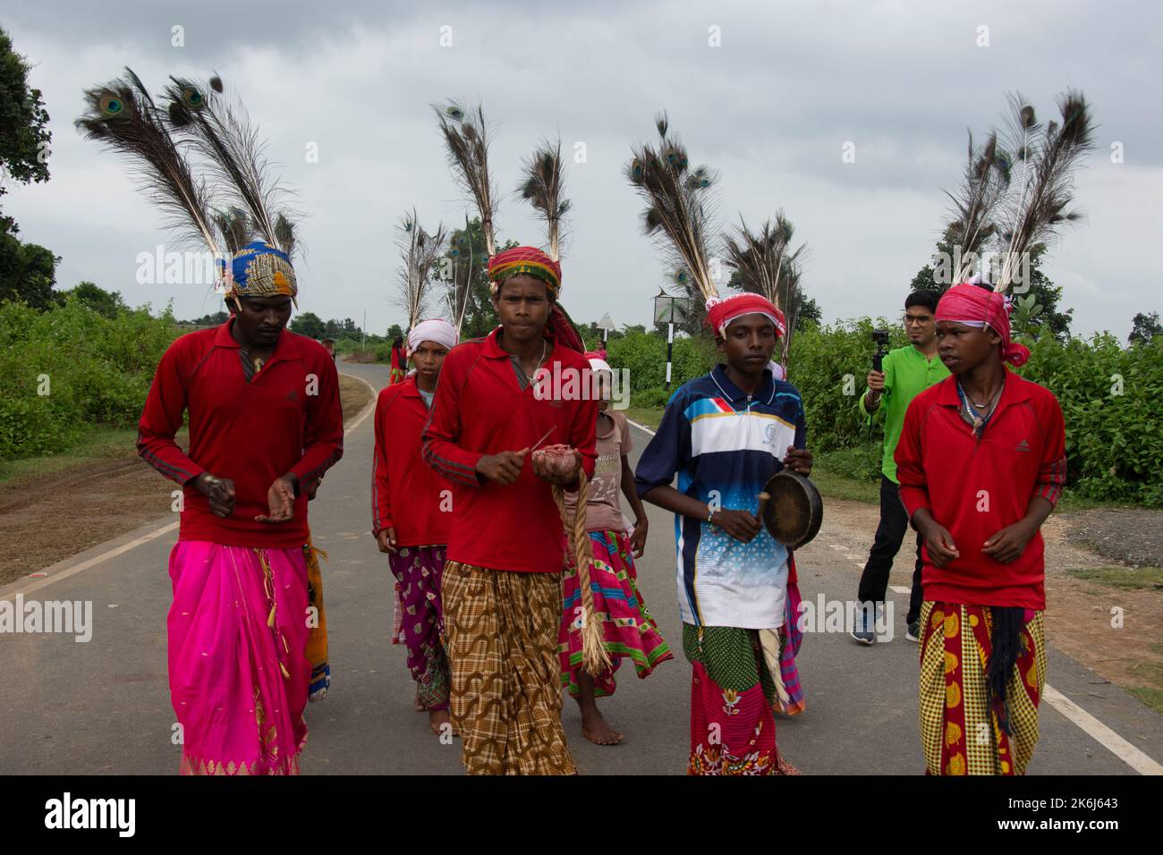 Ajodhya Hills Purulia, West Bengal 4th October 2022- Tribal people ...