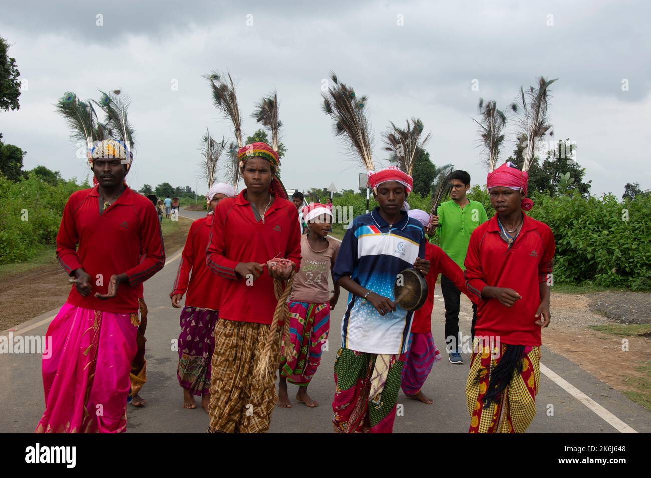 Ajodhya Hills Purulia, West Bengal 4th October 2022- Tribal people ...