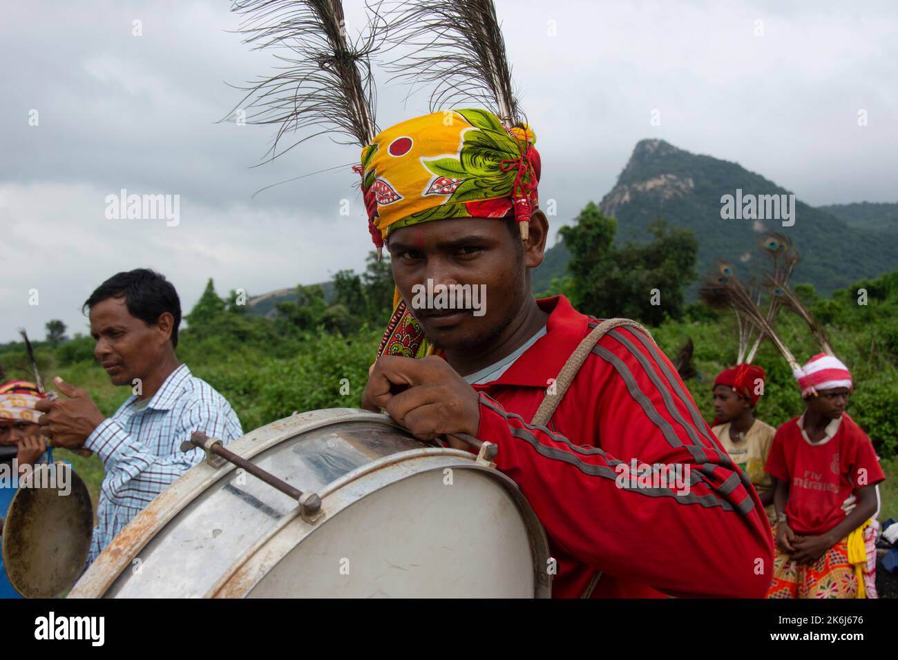Ajodhya Hills Purulia, West Bengal 4th October 2022- Tribal people ...
