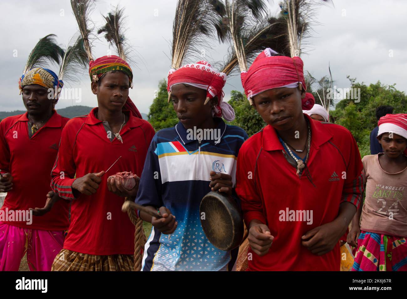 Ajodhya Hills Purulia, West Bengal 4th October 2022- Tribal people ...