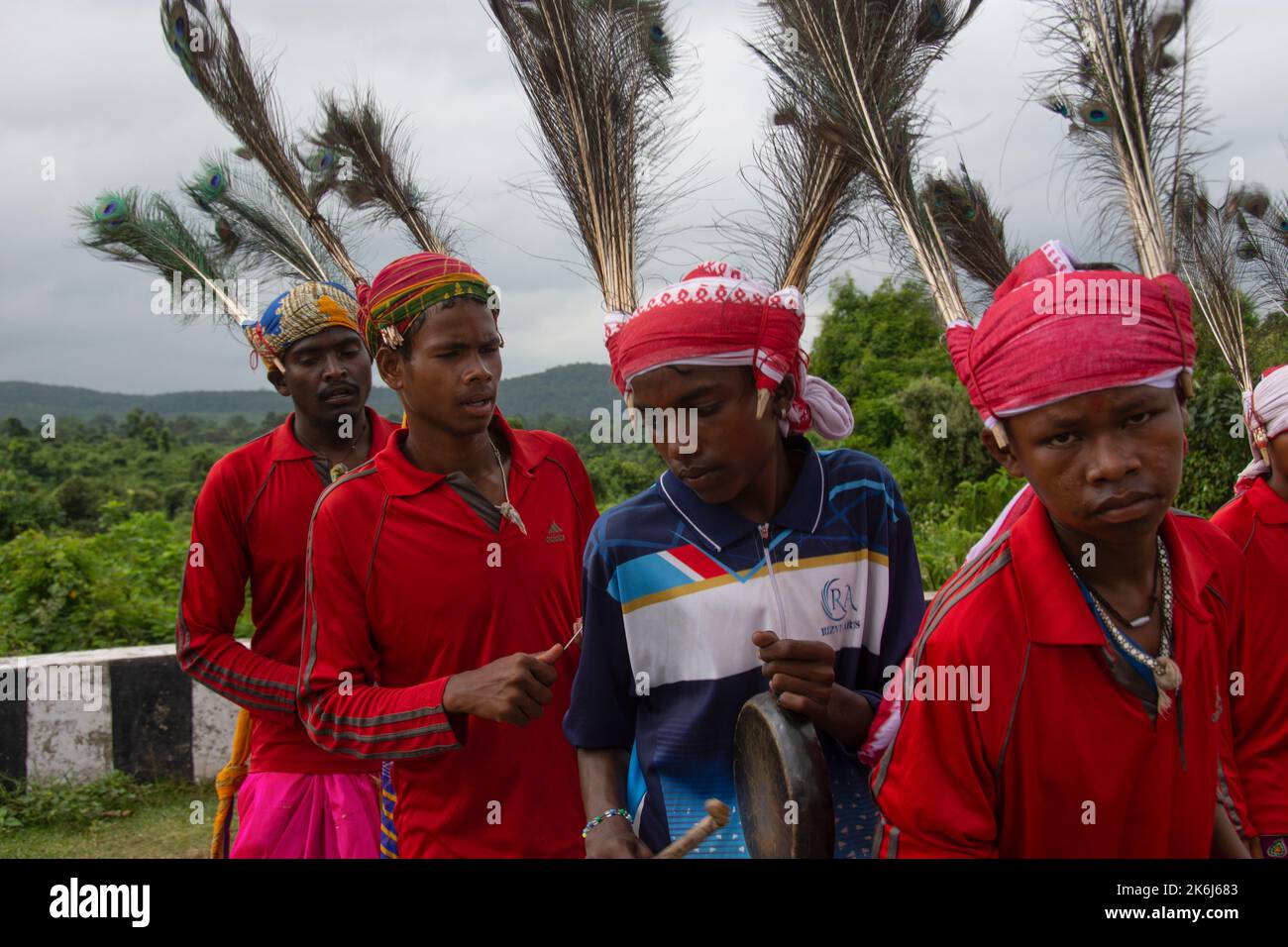 Ajodhya Hills Purulia, West Bengal 4th October 2022- Tribal people ...