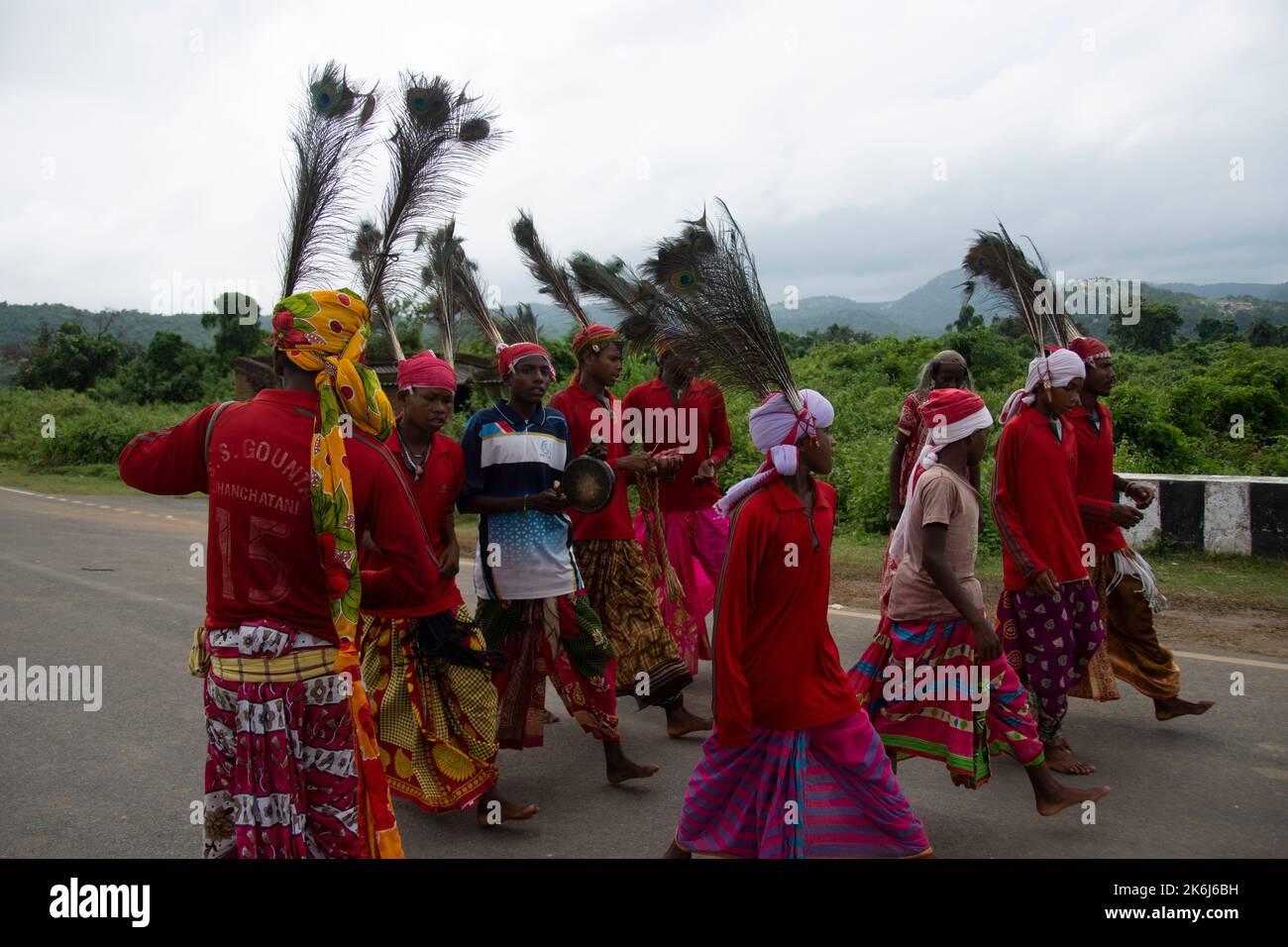 Ajodhya Hills Purulia, West Bengal 4th October 2022- Tribal people ...
