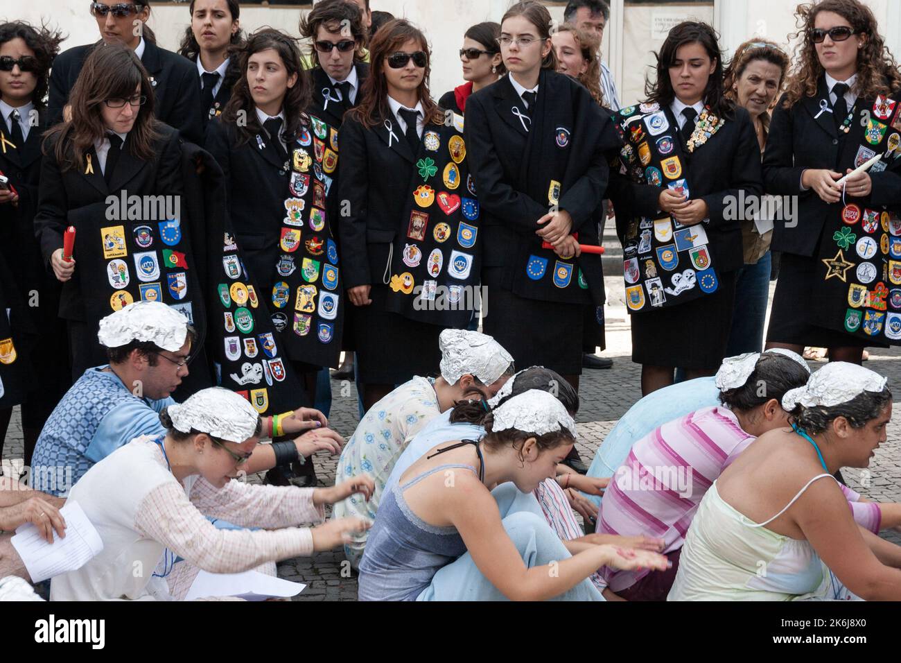 Student initiation humiliation hi-res stock photography and images - Alamy
