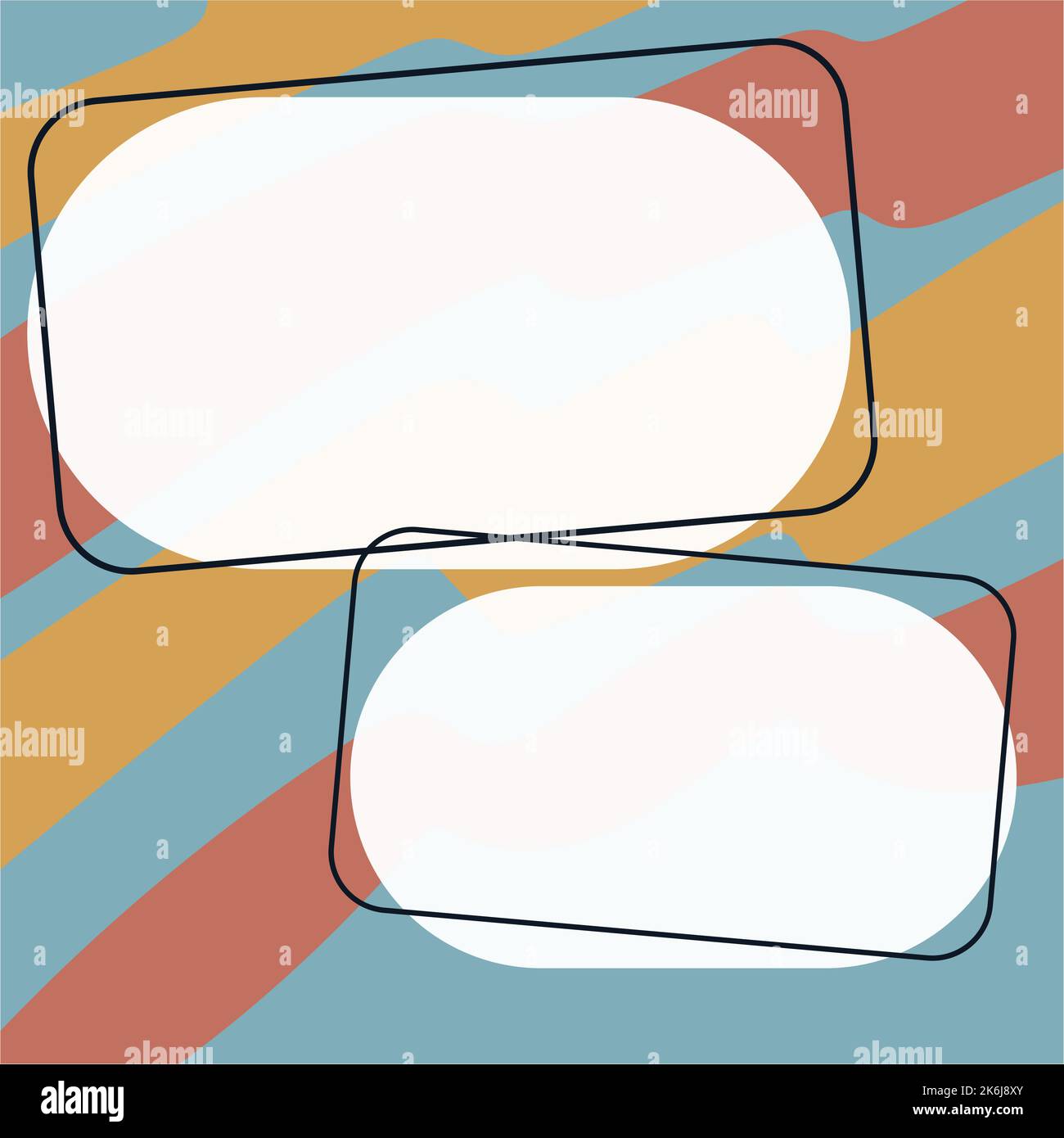 Comics Design Frames. Beautiful Photo Frame Set With Boom Bubbles For ...