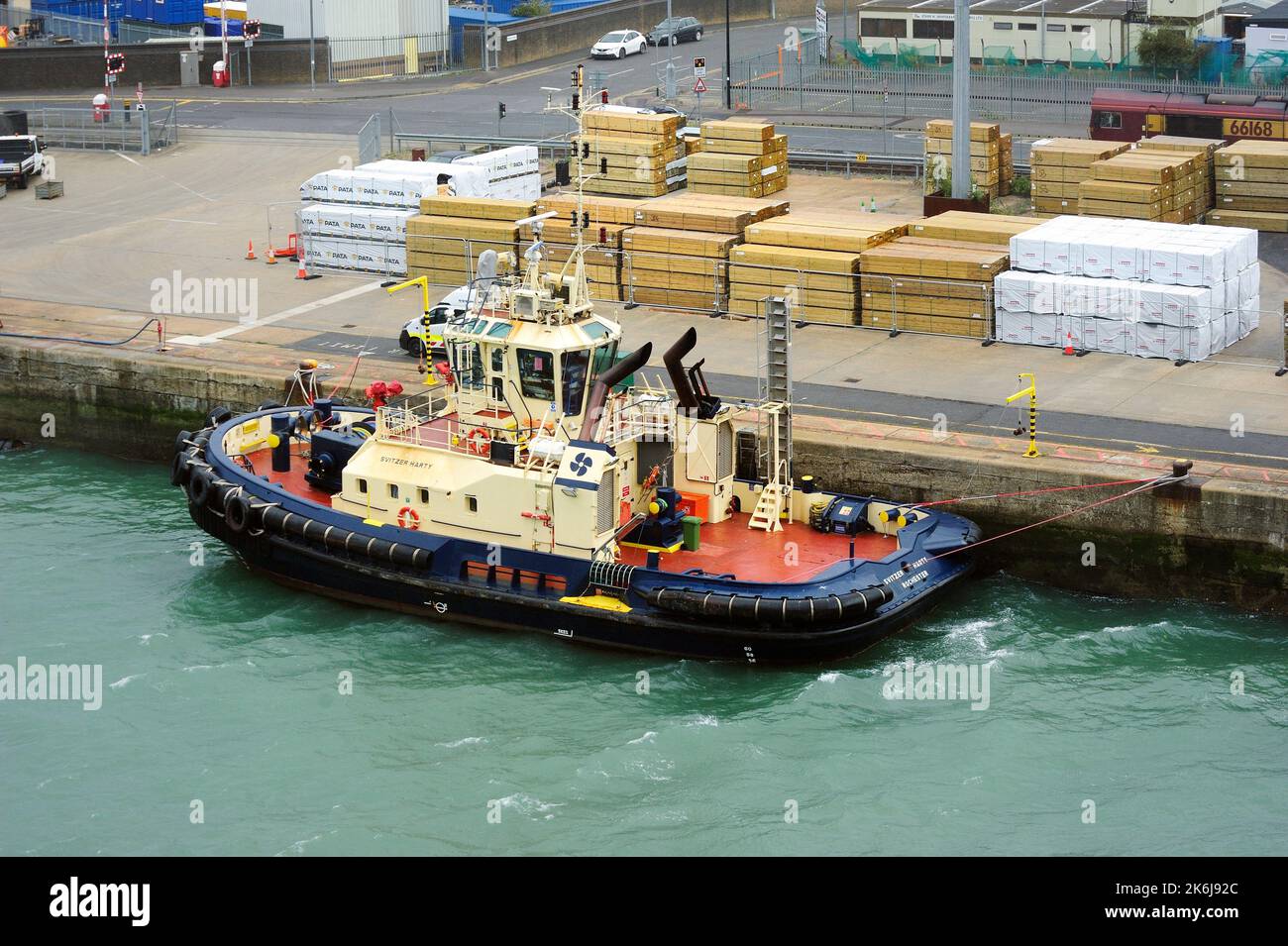 Southampton, England - 30th September 2021:Tug Svitzer Harty - MLES7 ...