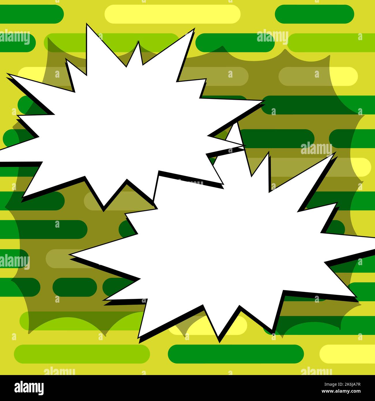 Comics Design Frames. Beautiful Photo Frame Set With Boom Bubbles For ...