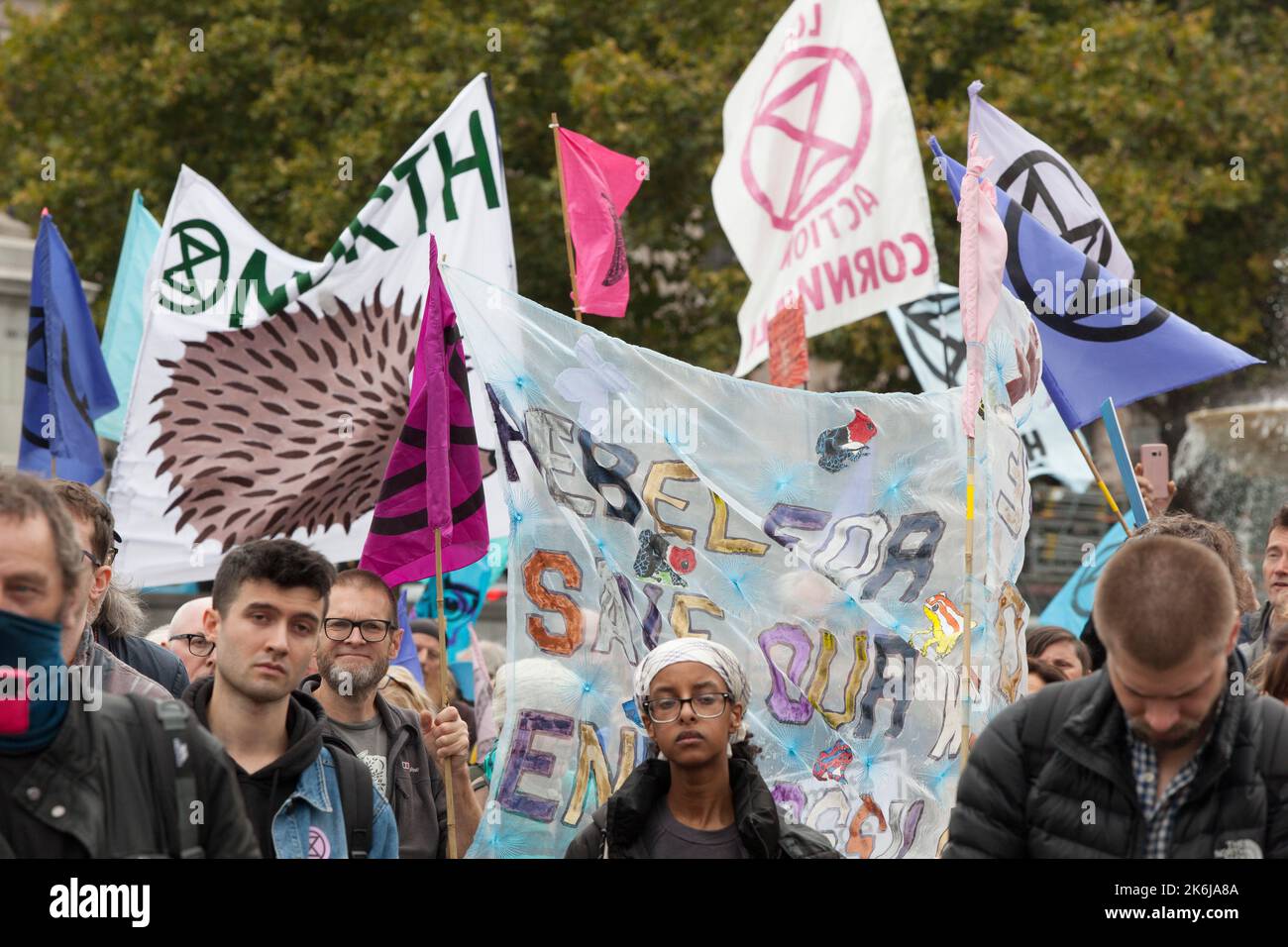London, UK, 14 October 2022: Extinction Rebellion started a Festival of ...