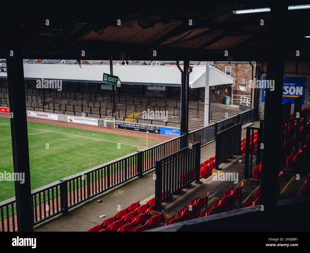 Ayr United FC are from in Ayr in Scotland, they play in the ...
