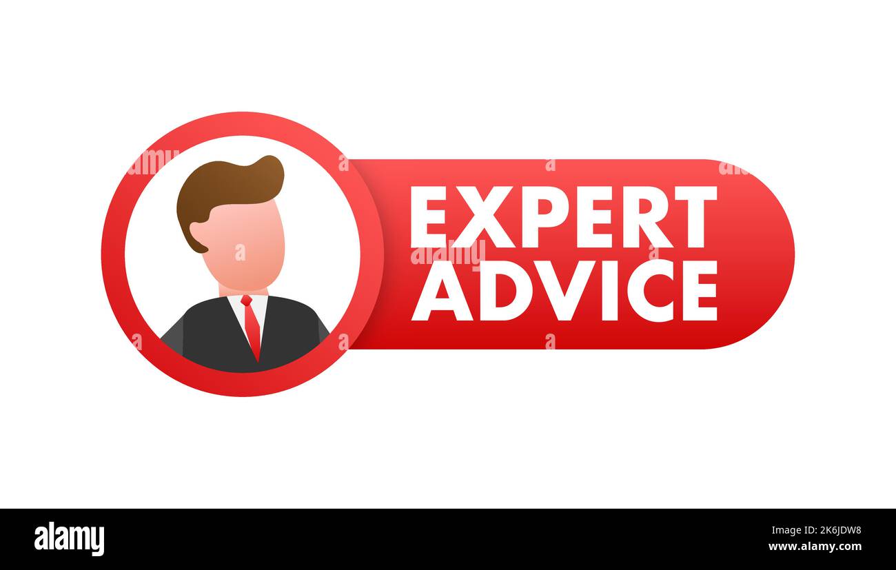 Expert advice icon. Business person presentation. Vector stock ...