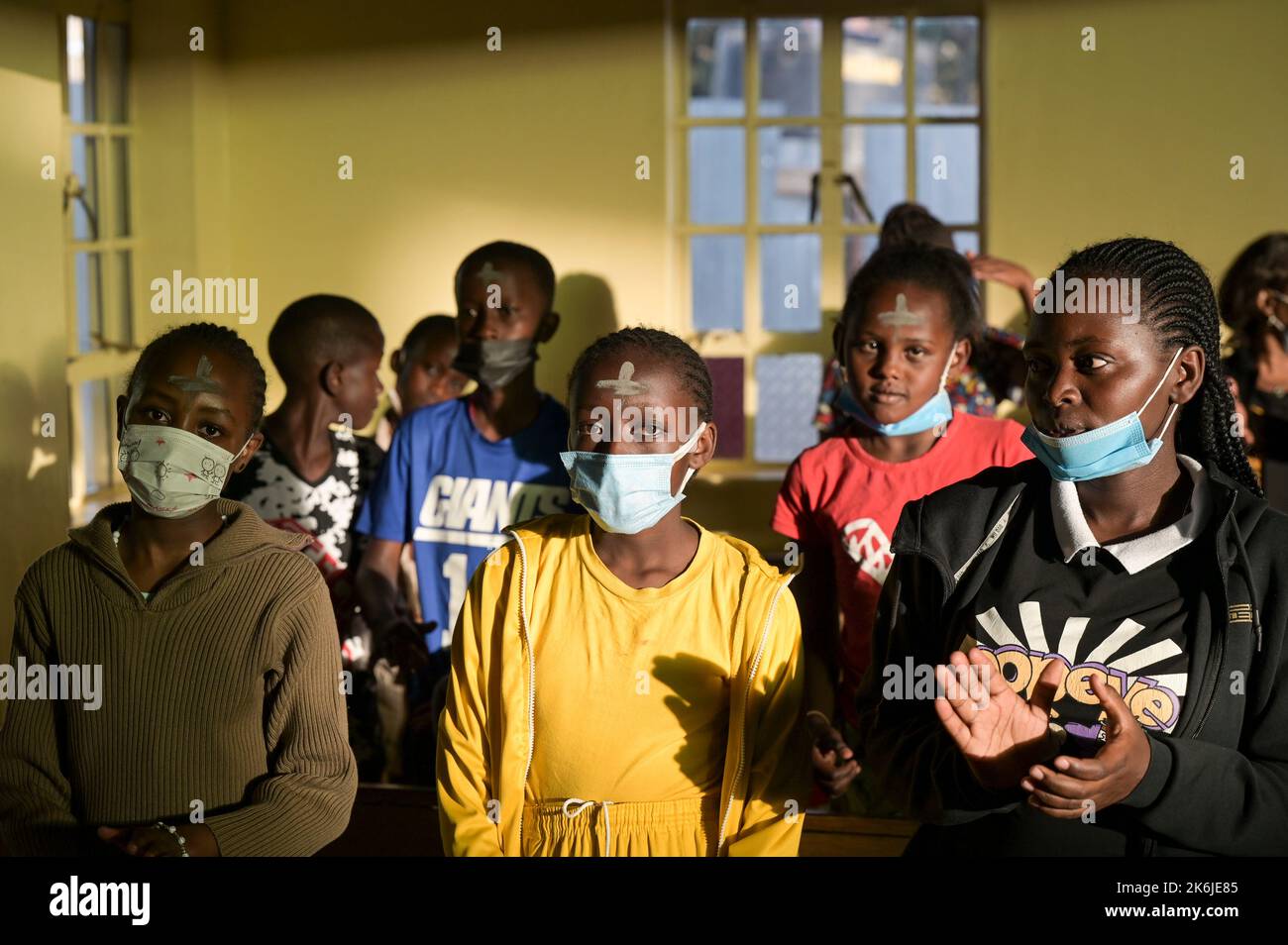 Ash wednesday cross child hi-res stock photography and images - Alamy