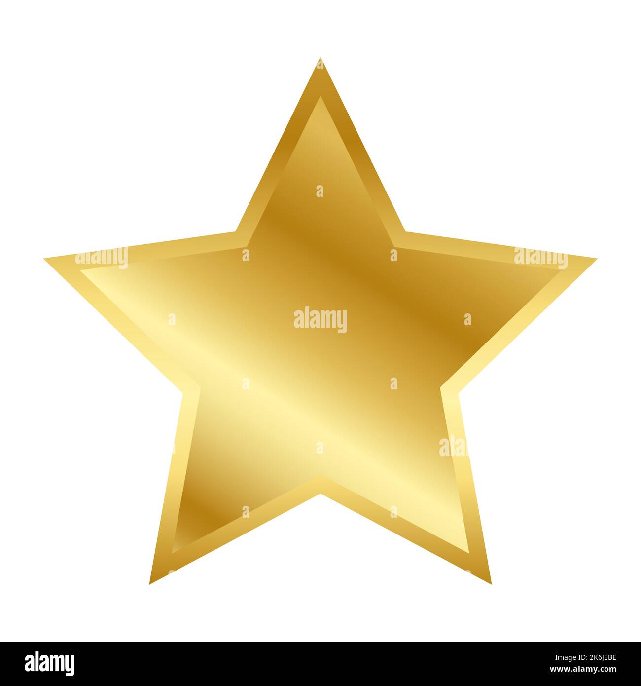 Gold Star. Vector illustration EPS10 Stock Vector Image & Art - Alamy