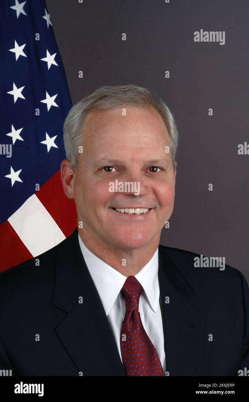 Official portrait of Robert Dieter, U.S. Ambassador to Belize Stock ...