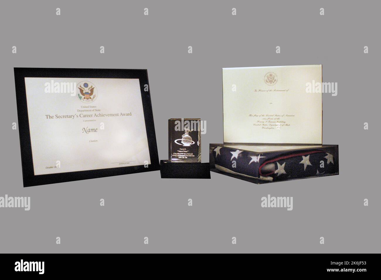 Closeups, for State Magazine, of official gifts bestowed during ...
