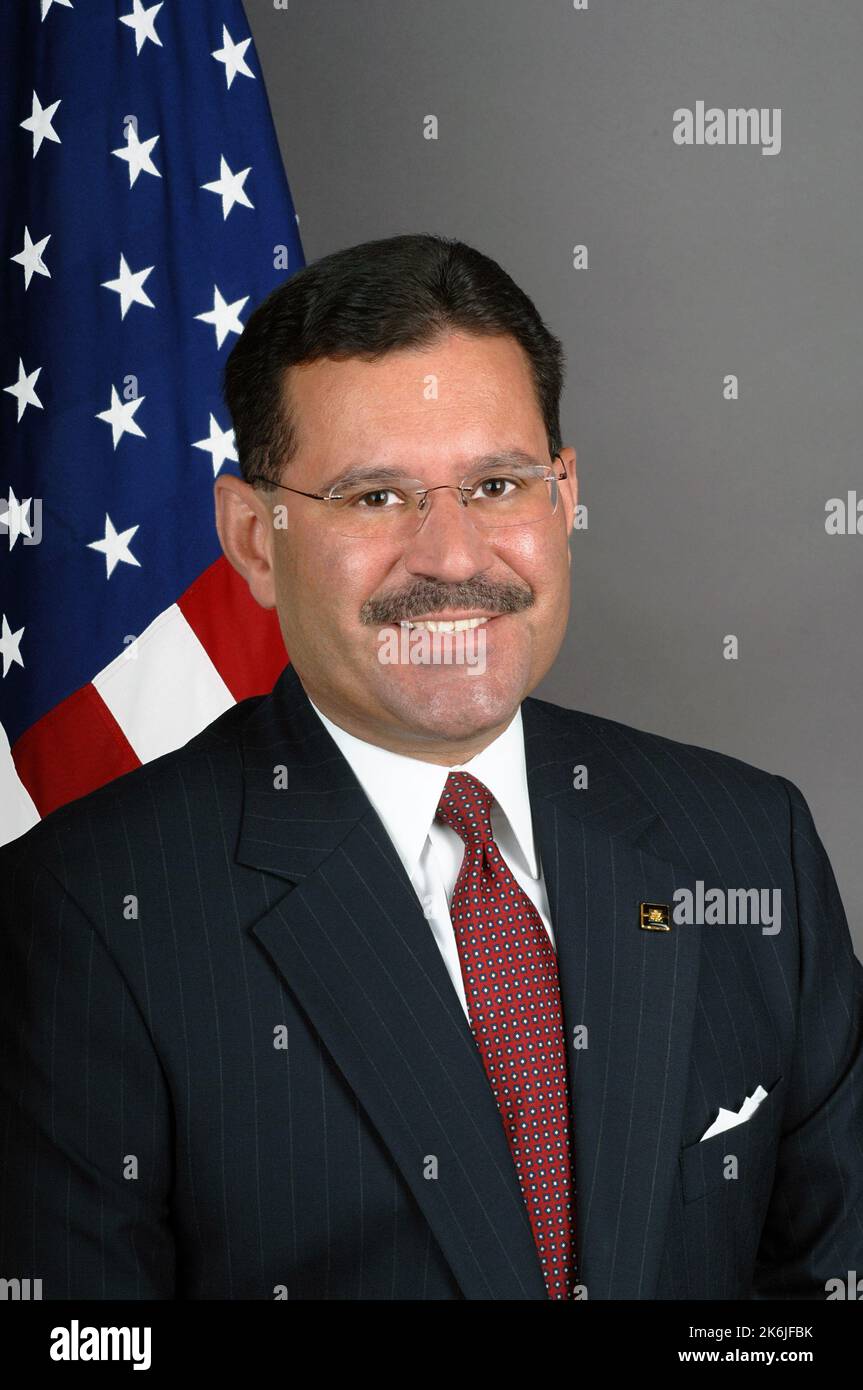 Official portrait of Raymond Martinez, Deputy Chief of Protocol Stock ...