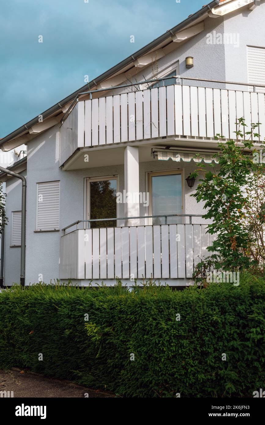 Traditional Small House With Beautiful Outdoor Decor Facade In Germany ...