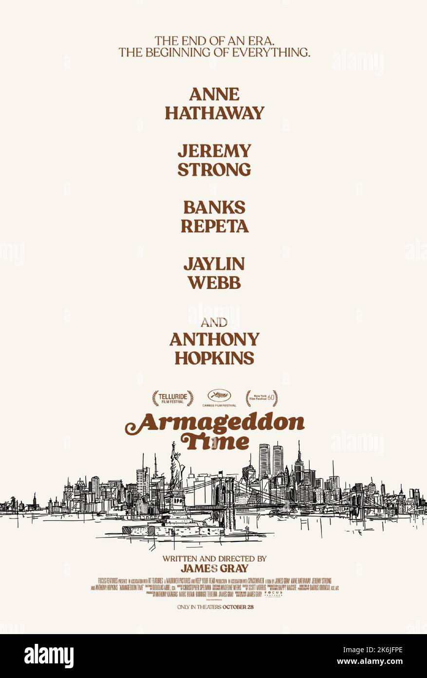 Poster, "Armageddon Time" (2022). Photo credit: Focus Features/The ...