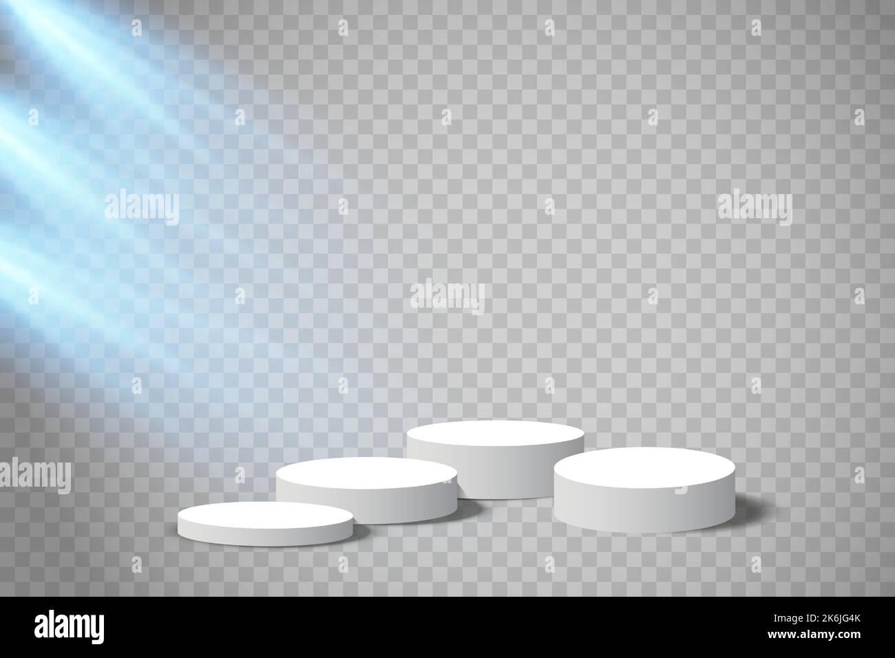 Display pedestal, Design platform, Empty product, White room and side ...